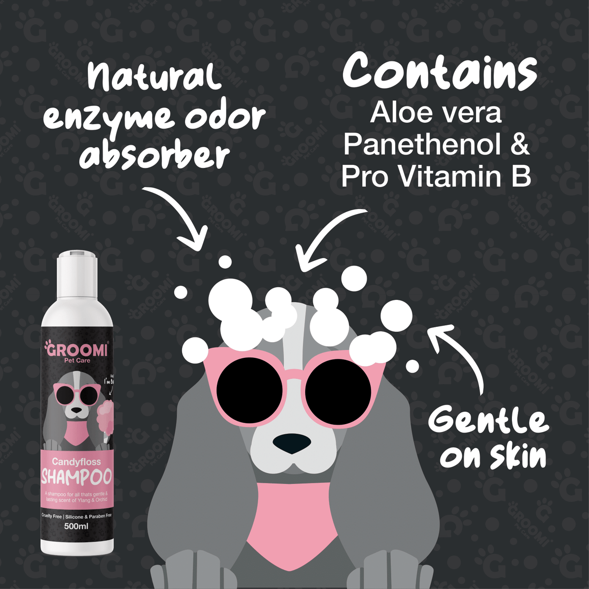 Groomi Candy Floss Dog Shampoo - 500ml – Groomi Limited